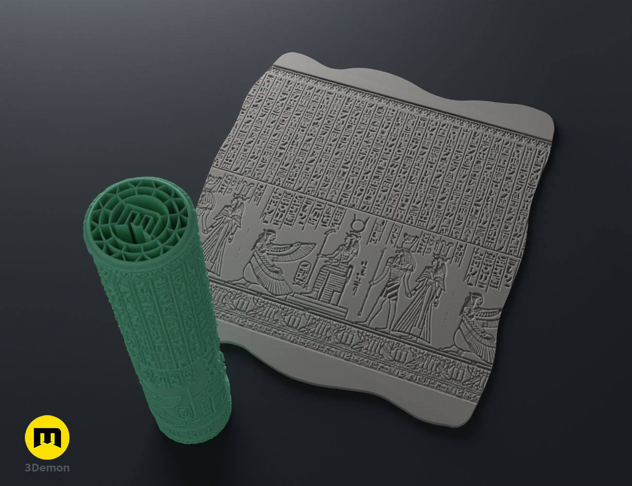 DnD terrain rollers - Symbols 3D model 3D printable | CGTrader