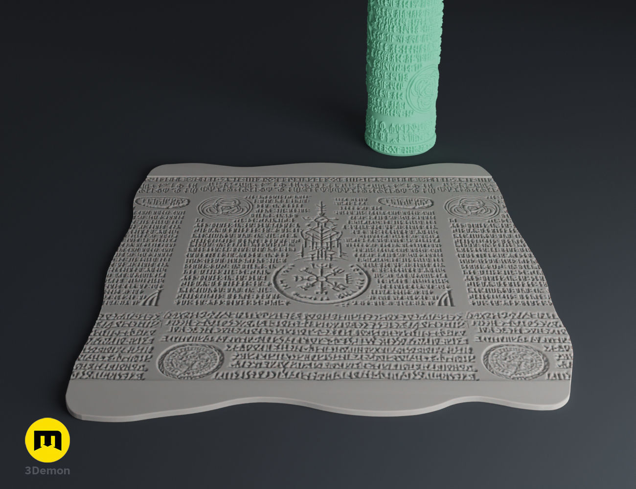 DnD terrain rollers - Symbols 3D model 3D printable | CGTrader