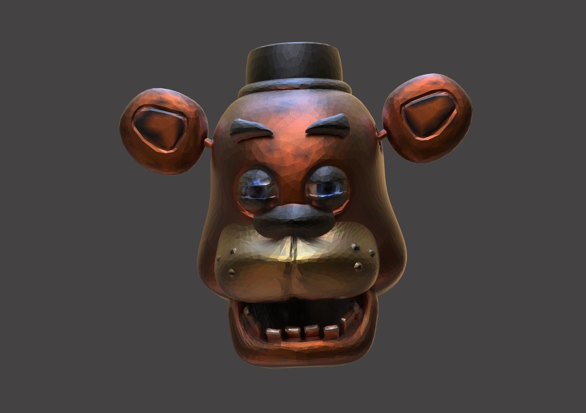 Freddys Head 3D model 3D printable | CGTrader
