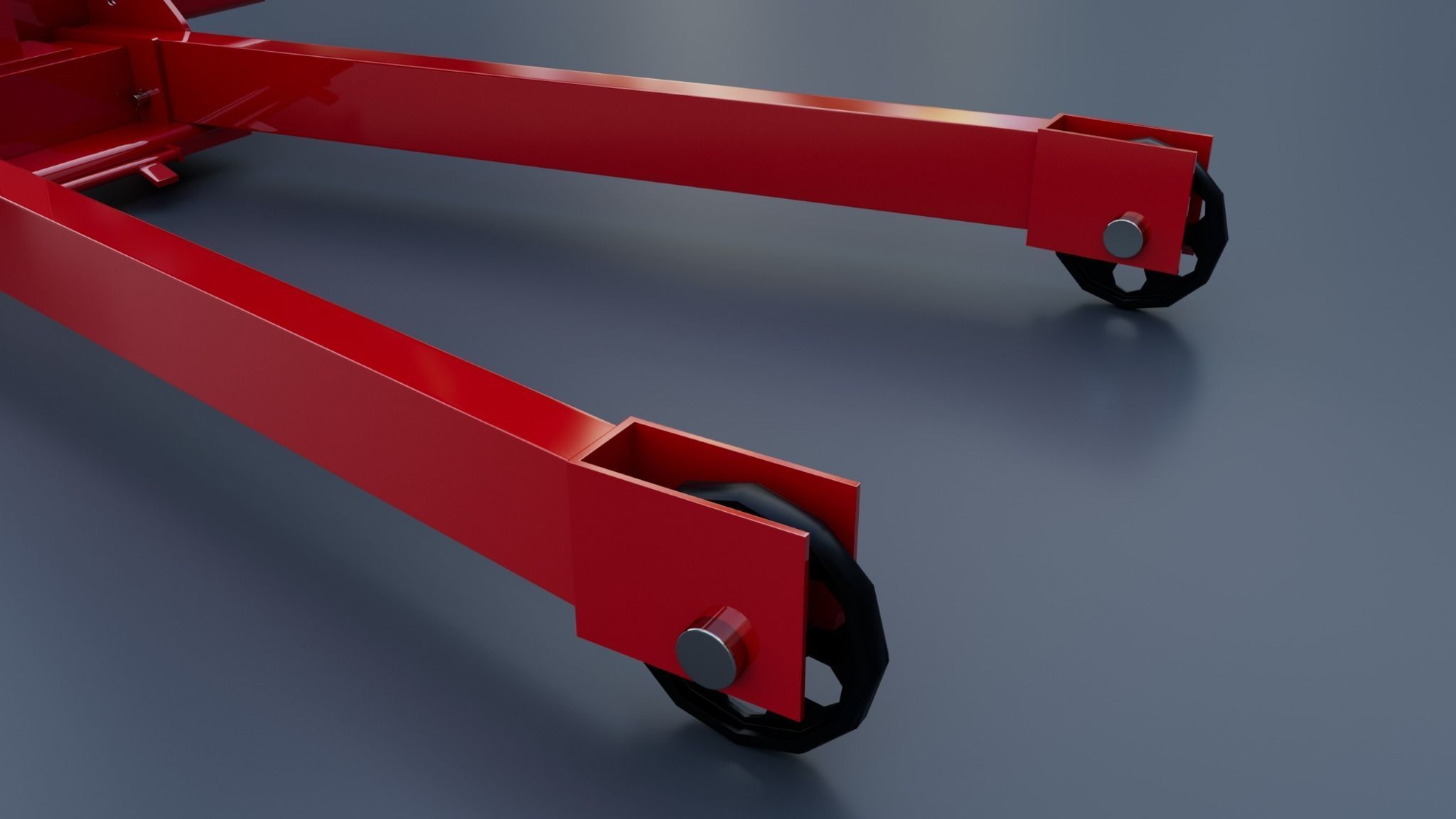 Folding workshop crane Clarke model 3D model | CGTrader
