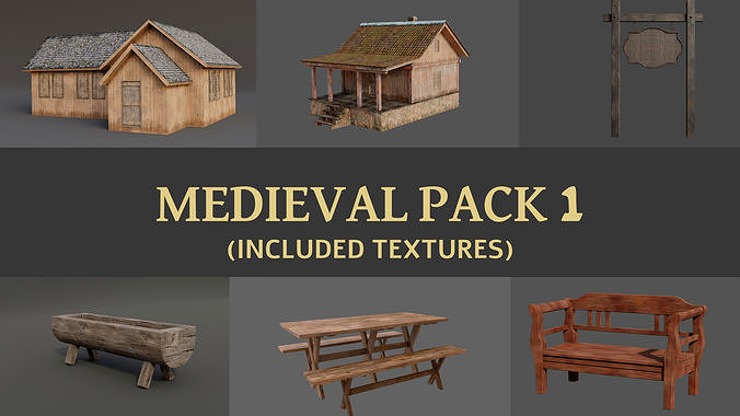 Medieval Pack 1 3D model | CGTrader