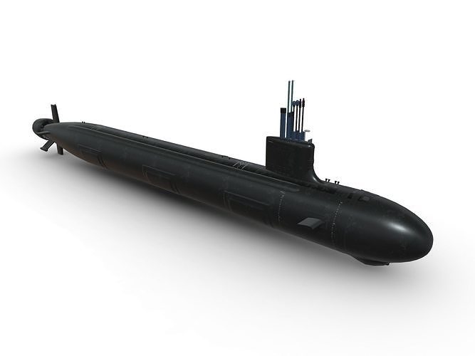 US Submarine Virginia - SSN 774 3D model | CGTrader