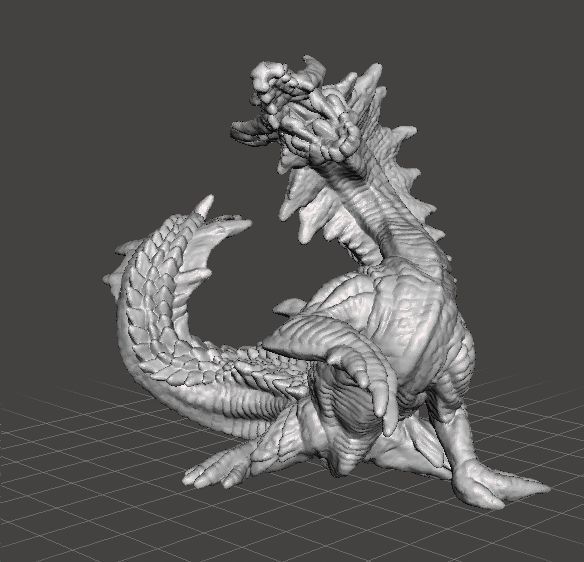 LAGIACRUS PVC PLASTIC FIGURE TOY MODEL DRAGON MONSTER FANTASY 3D model ...