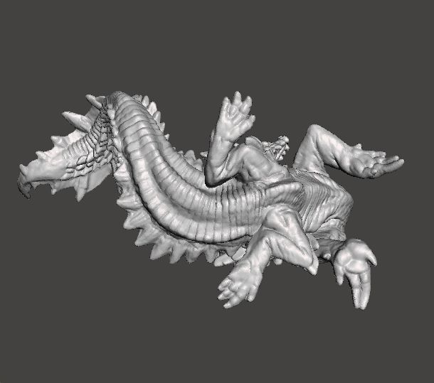 LAGIACRUS PVC PLASTIC FIGURE TOY MODEL DRAGON MONSTER FANTASY 3D model ...