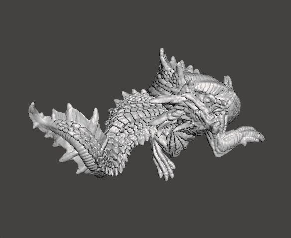LAGIACRUS PVC PLASTIC FIGURE TOY MODEL DRAGON MONSTER FANTASY 3D model ...
