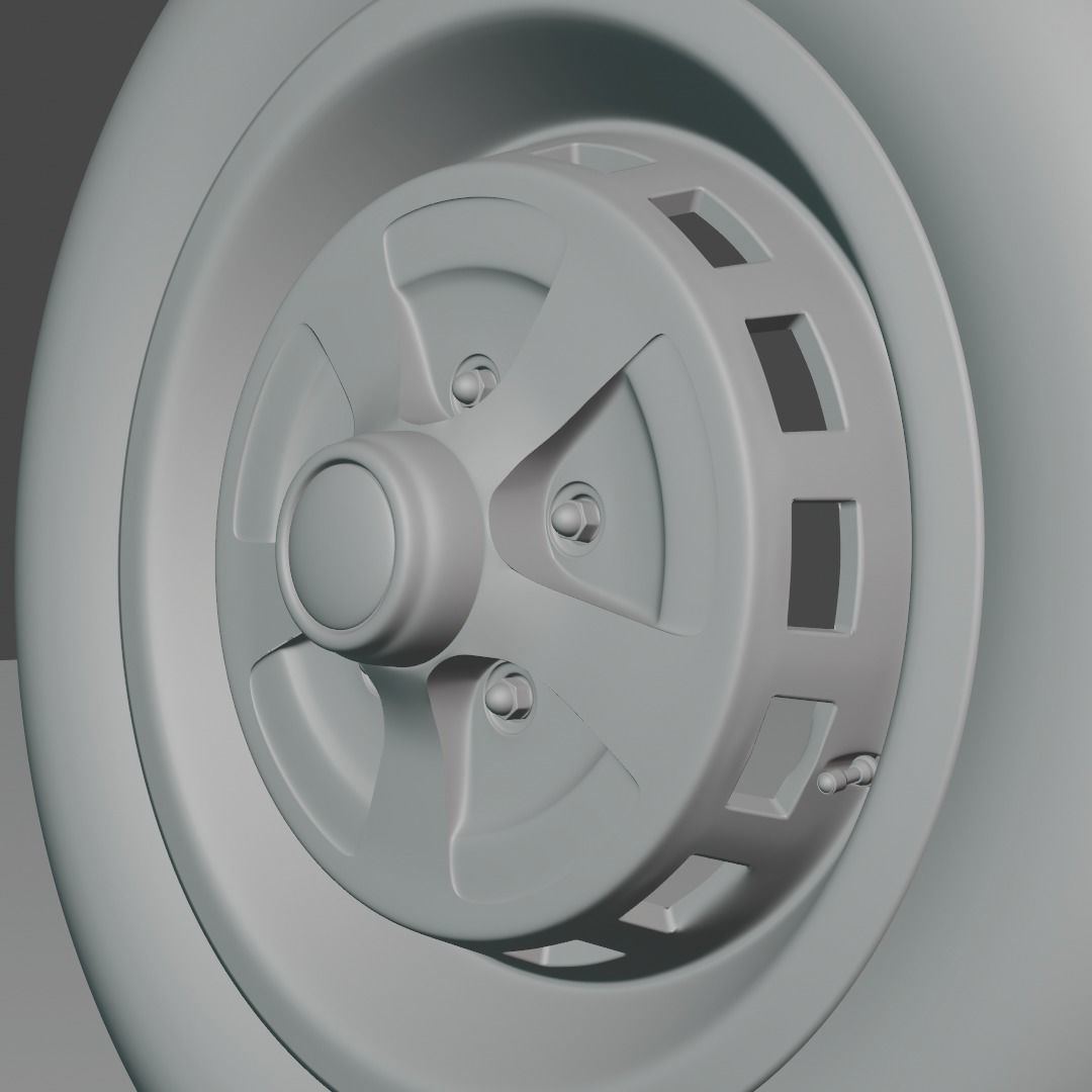 Jaguar Kent alloy with Pirelli sport tyre 3D model | CGTrader