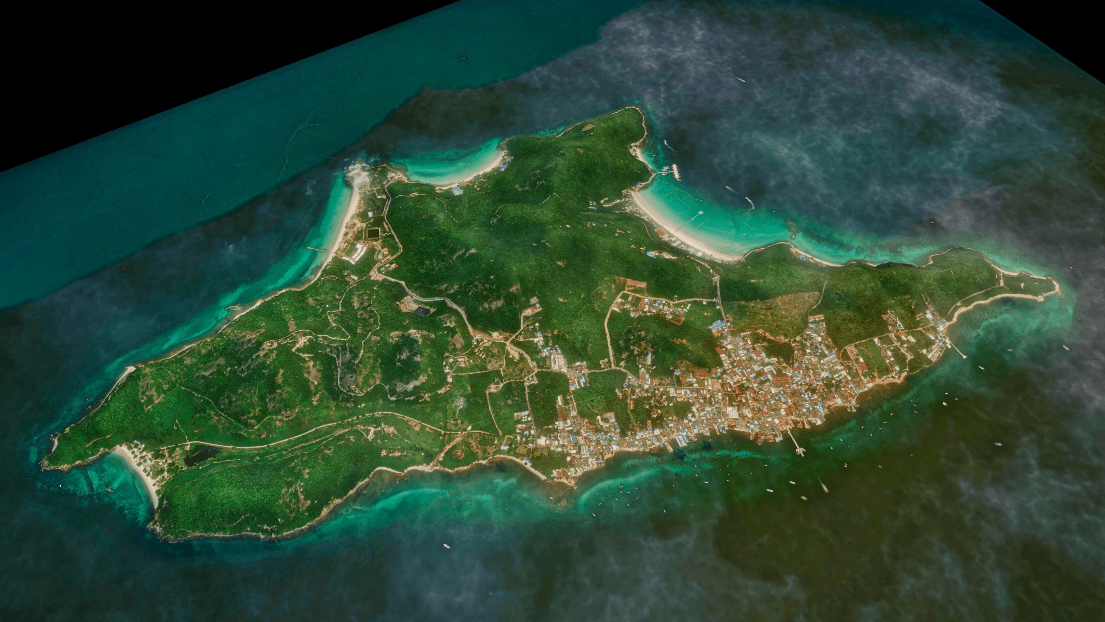 Koh Kood island 3d model terrain 3D model | CGTrader