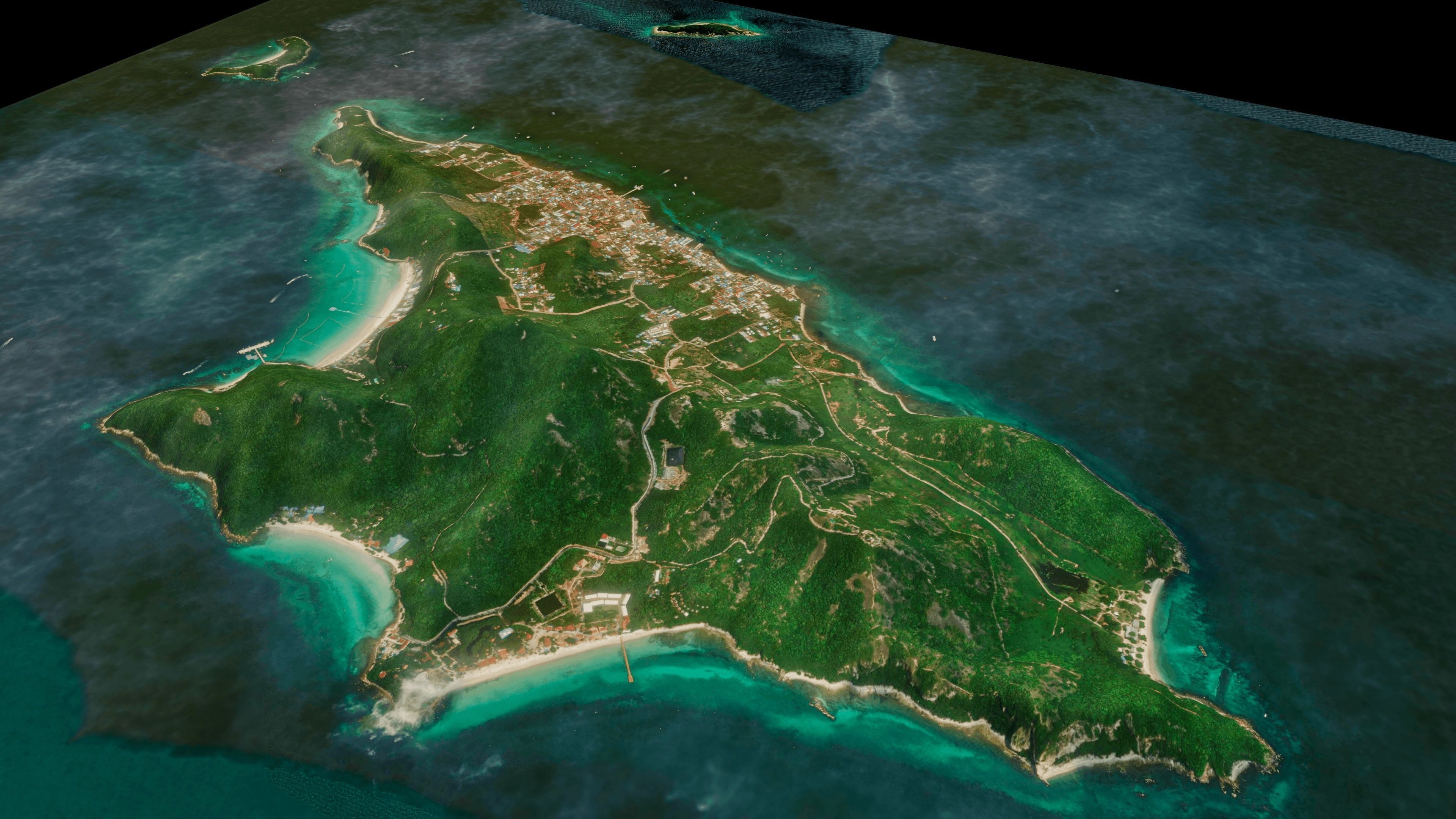 Koh Kood island 3d model terrain 3D model | CGTrader