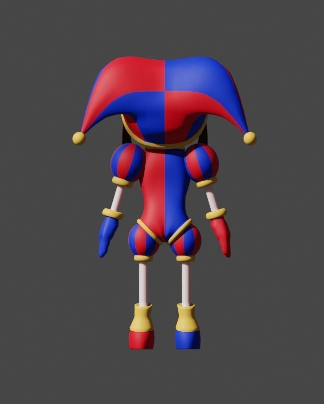 3D model Pomni low poly 3d model VR / AR / low-poly | CGTrader