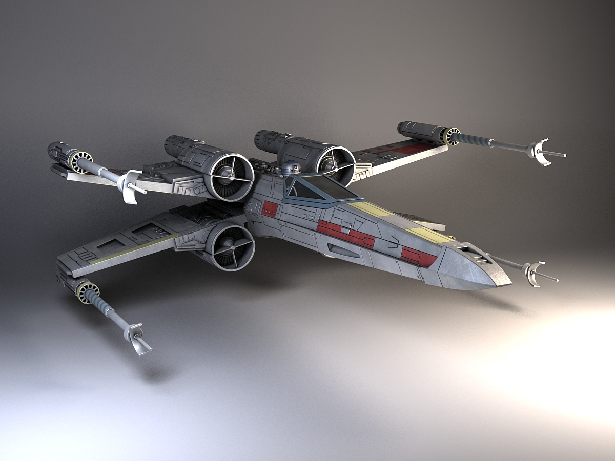 Star Wars X-Wing Fighter 3D model | CGTrader