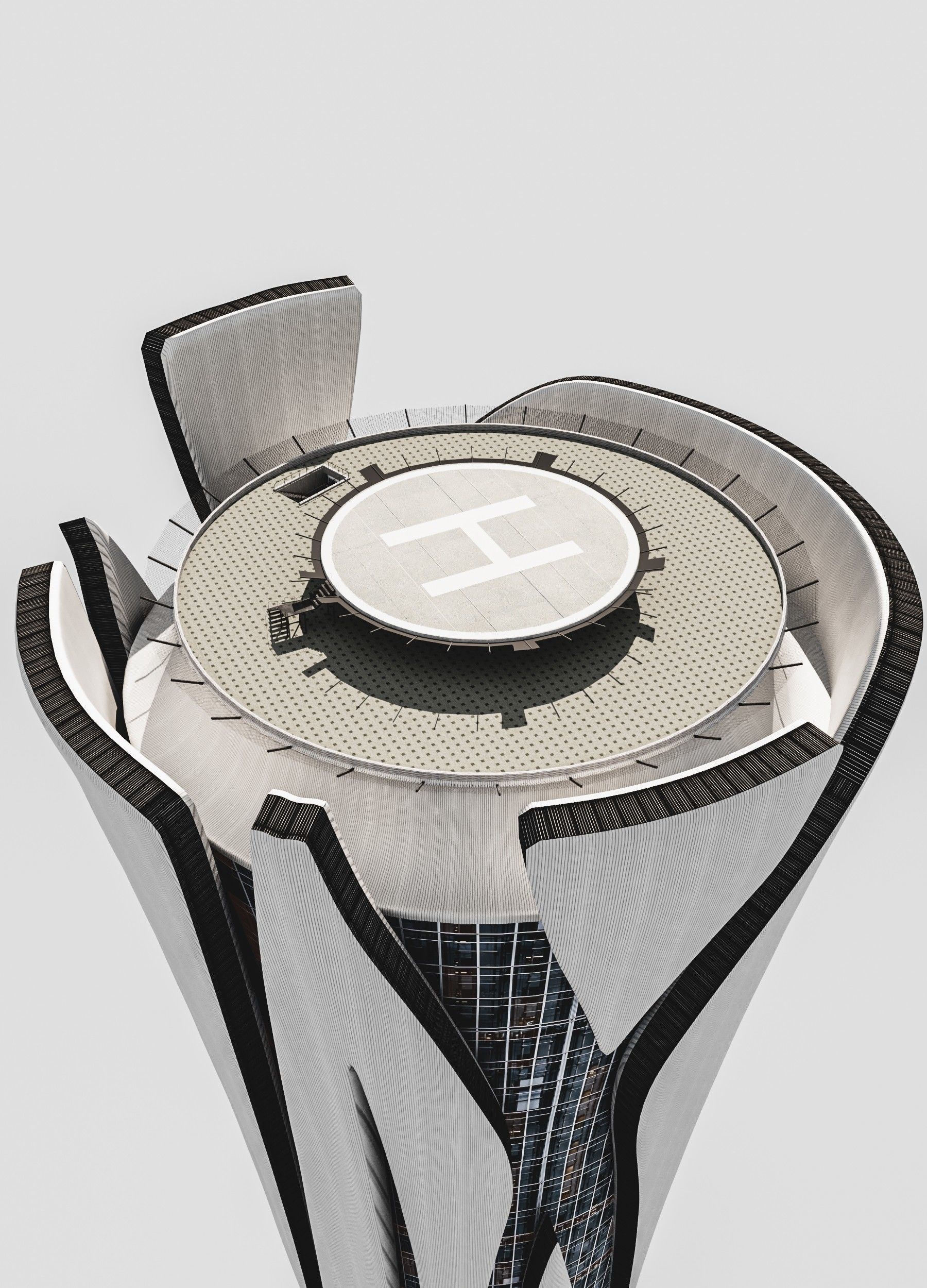 3D model Skyscraper Building VR / AR / low-poly | CGTrader