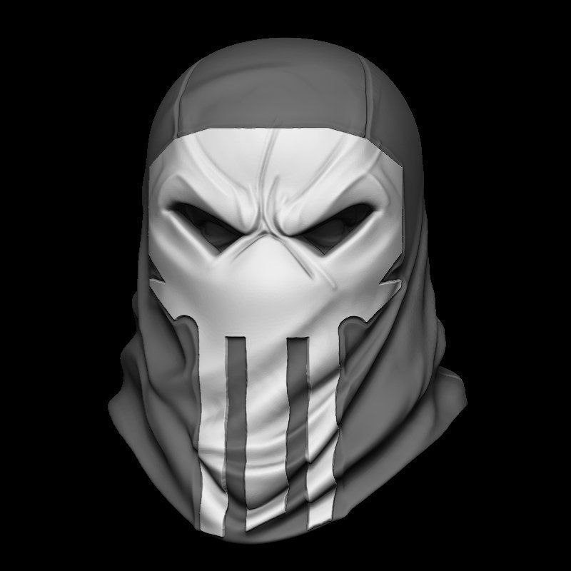 THE PUNISHER NOIR MASK 3D model | CGTrader