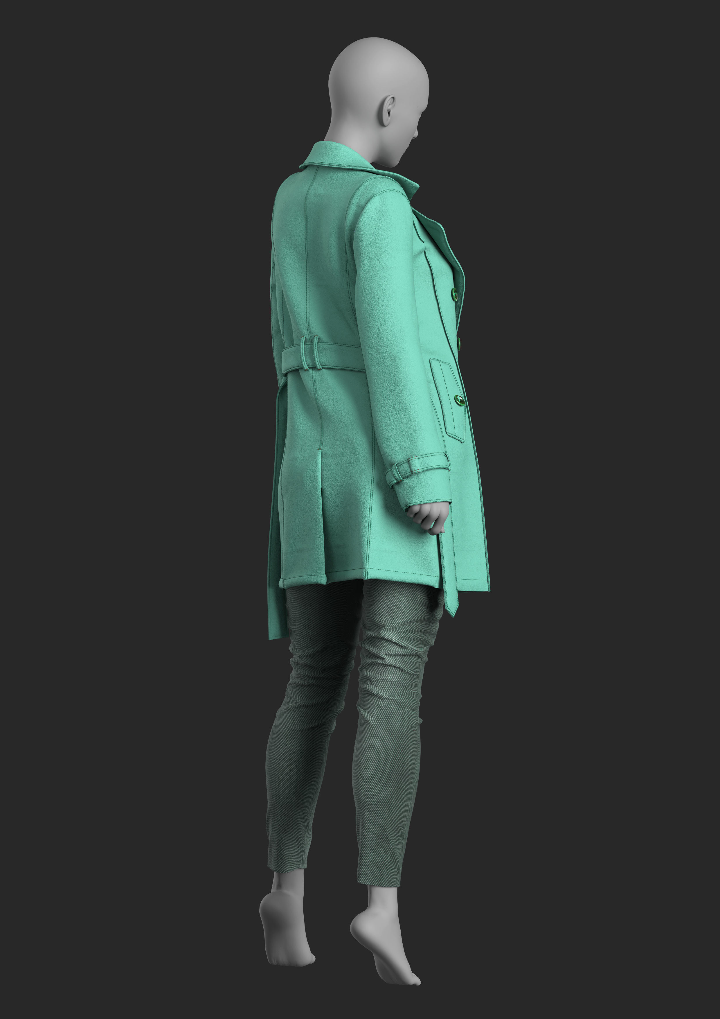 Girls Outfit 68 - Marvelous Designer 3D model | CGTrader