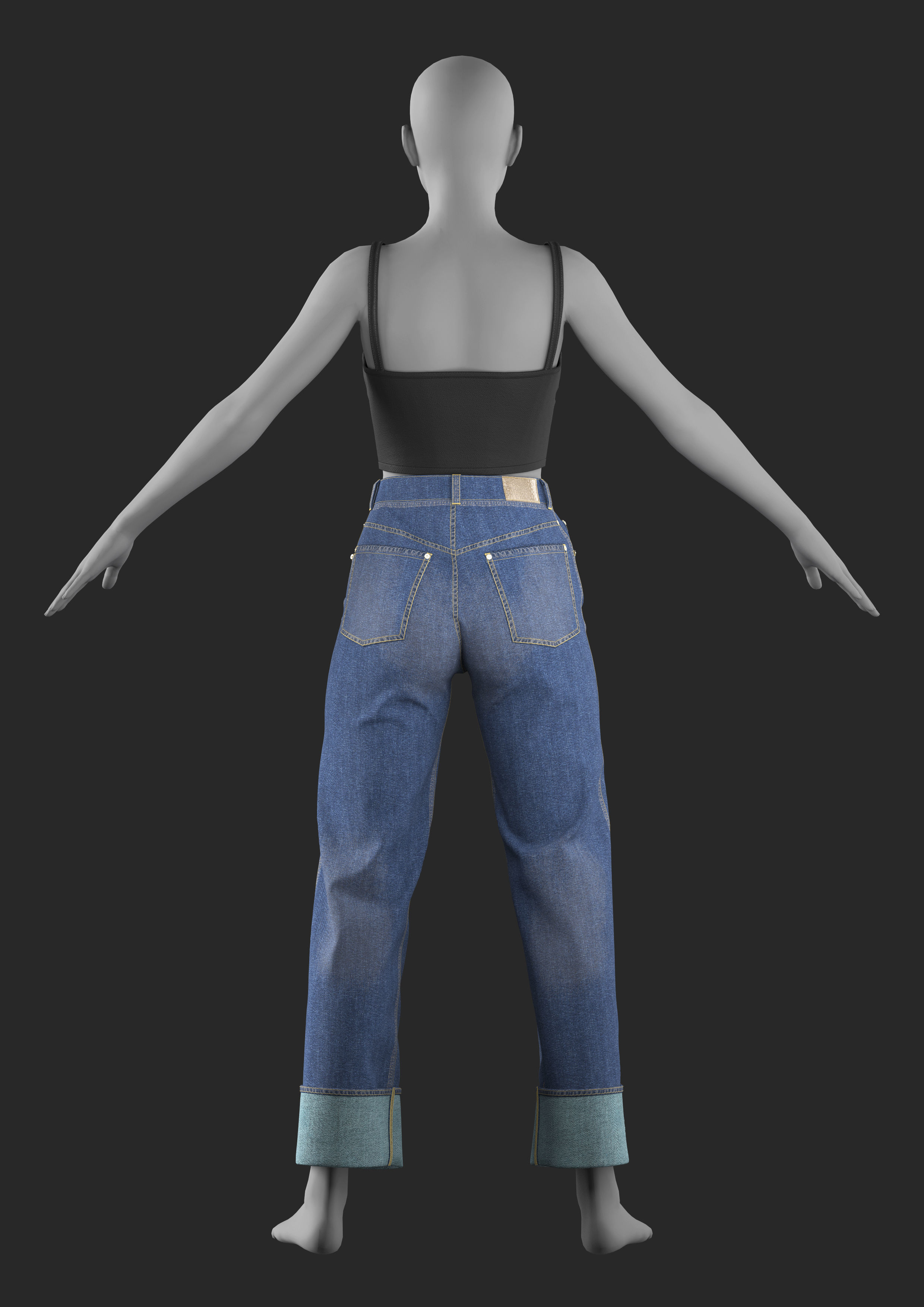 Girls Outfit 69 - Marvelous Designer 3D model | CGTrader