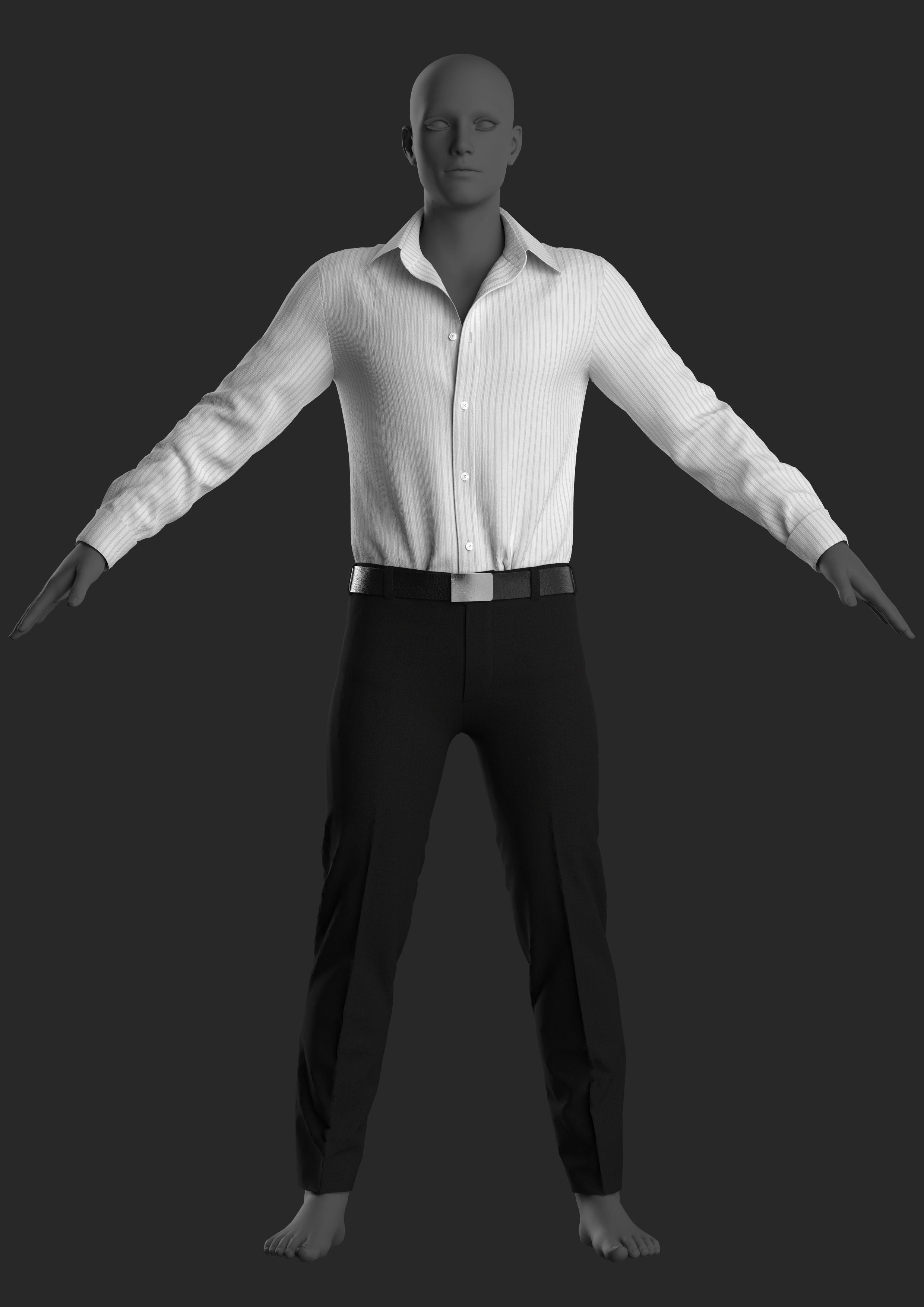 Mens Outfit 25 - Marvelous Designer 3D model | CGTrader