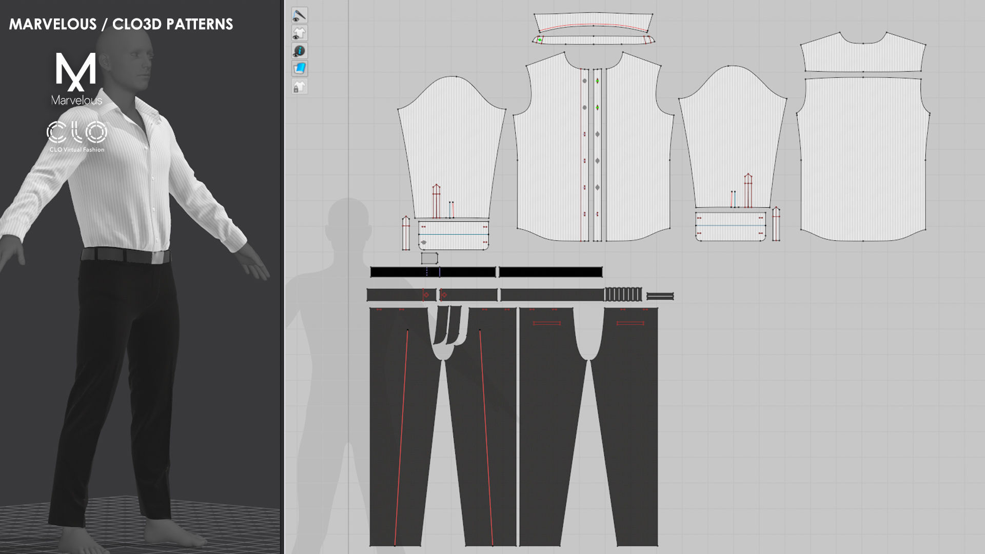 Mens Outfit 25 - Marvelous Designer 3D model | CGTrader