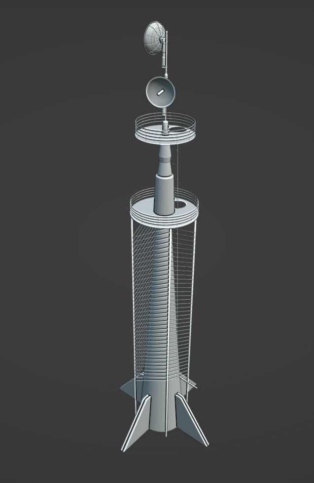 3D model Electronic Devices-cameras-generator-antenna- game ready ...