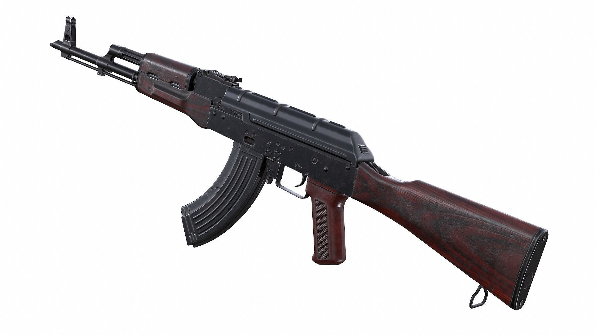 3D model AKM - Kalashnikov Automatic Rifle Modernised VR / AR / low ...