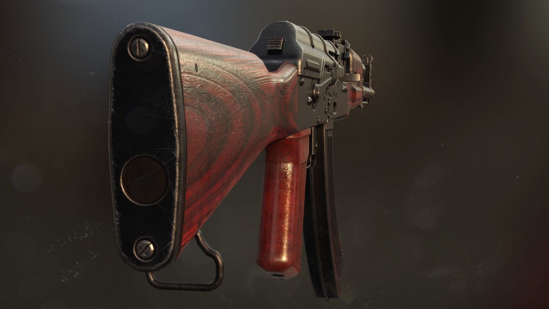 3D model AKM - Kalashnikov Automatic Rifle Modernised VR / AR / low ...