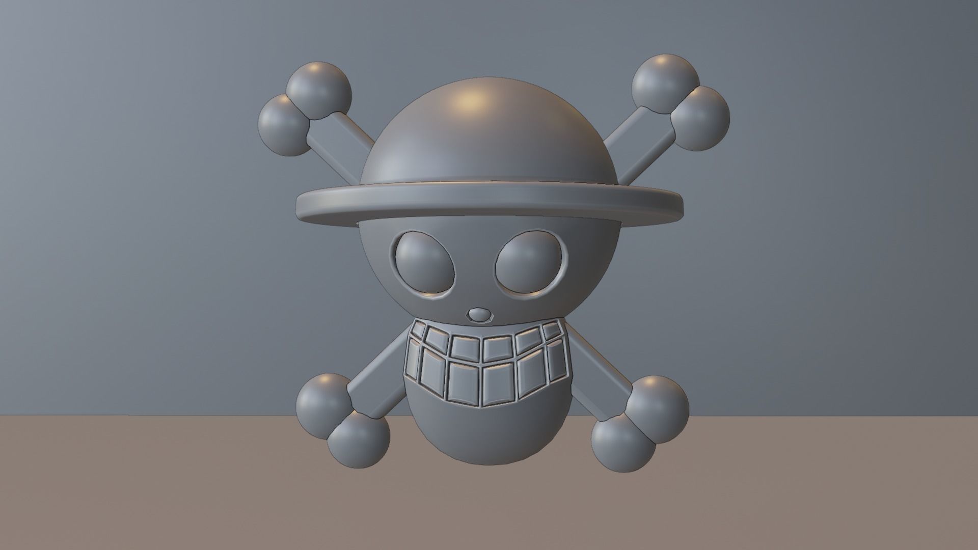 3D model One Piece logo VR / AR / low-poly | CGTrader