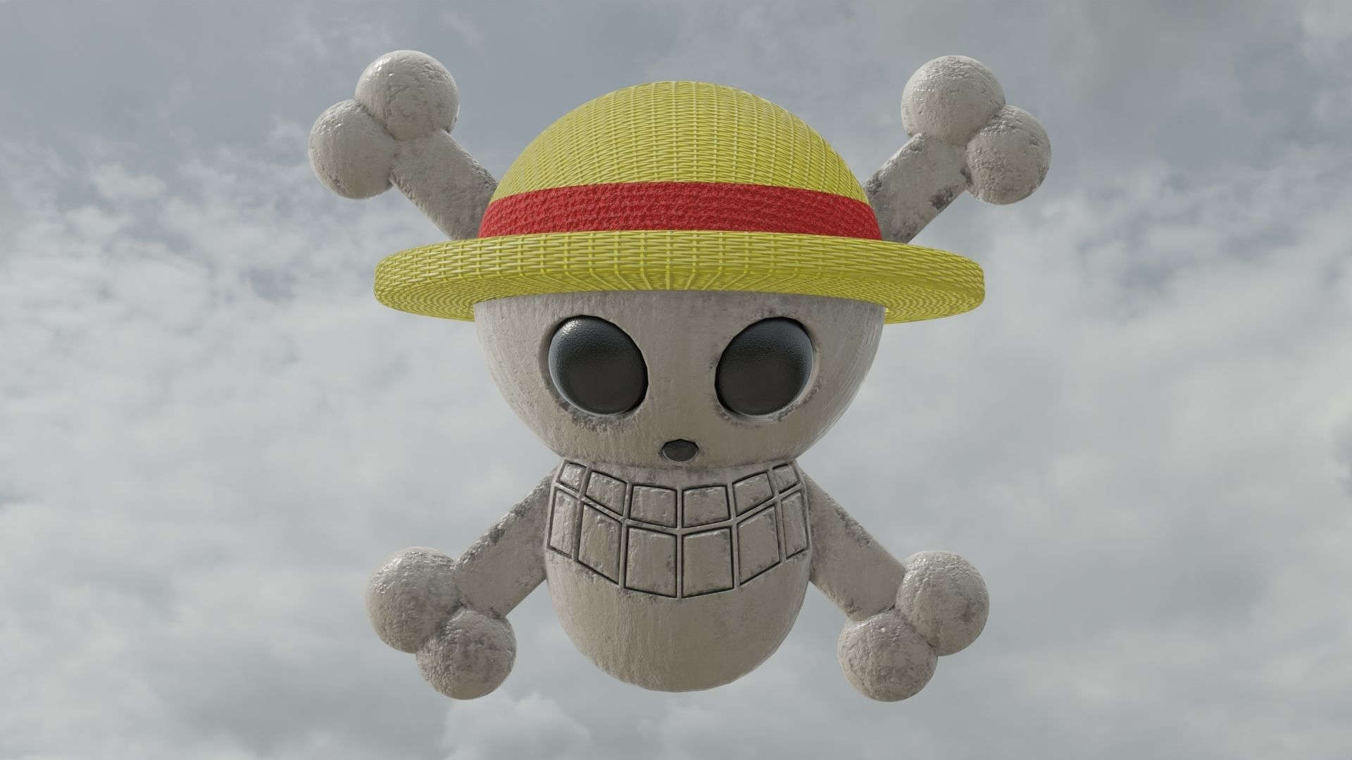 3D model One Piece logo VR / AR / low-poly | CGTrader