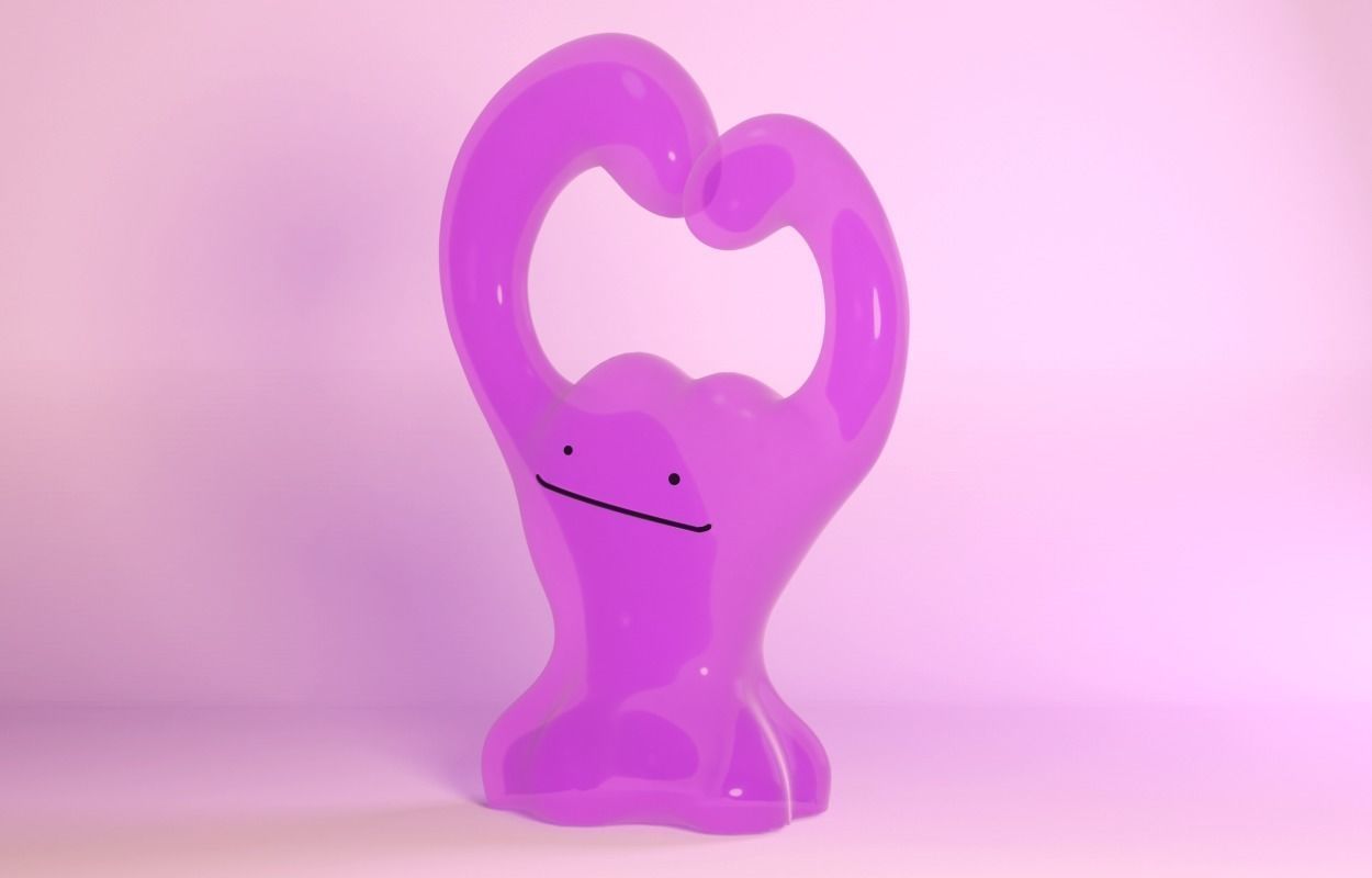 Valentines Day Ditto 3D Print free 3D model 3D printable | CGTrader