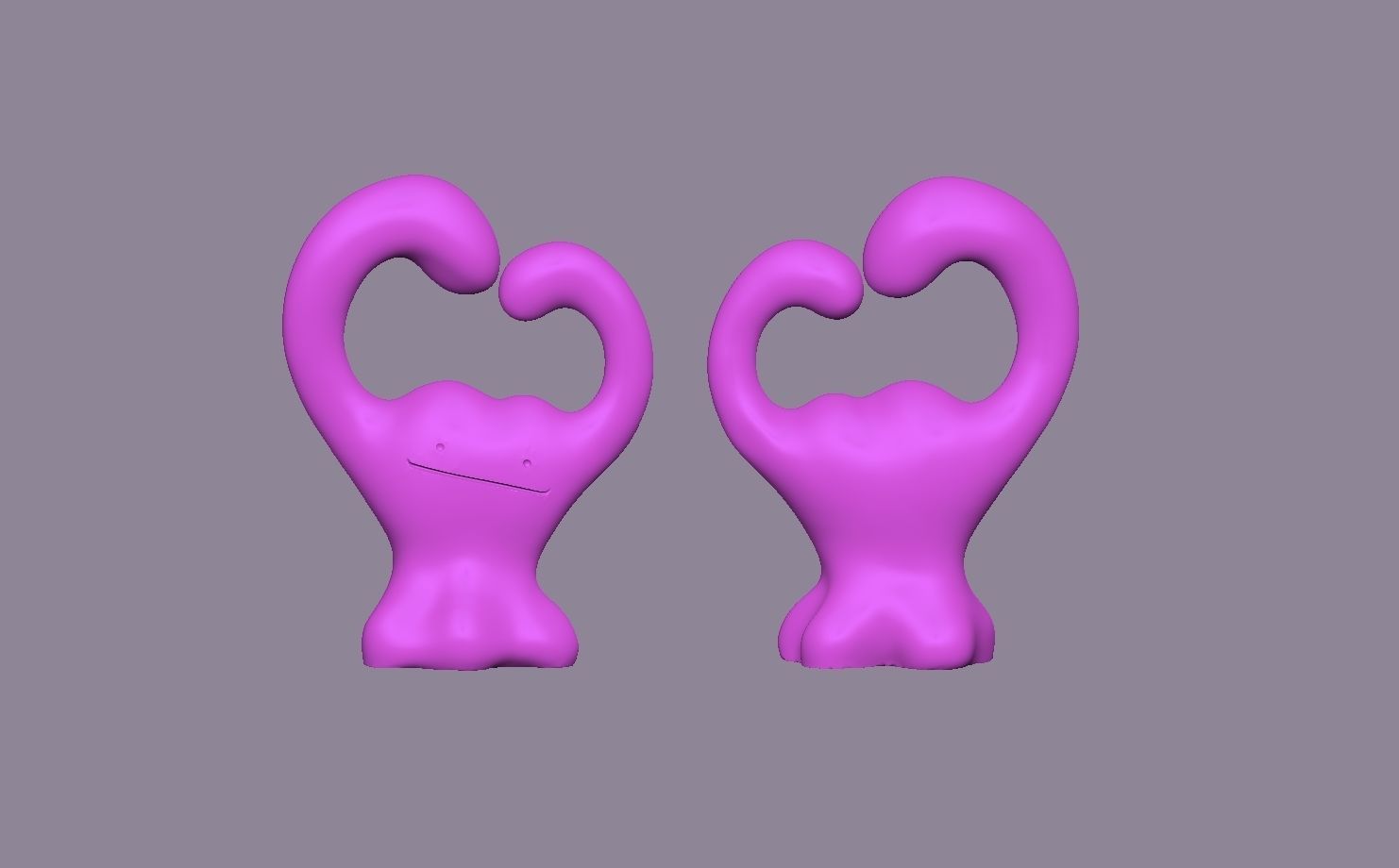Valentines Day Ditto 3D Print free 3D model 3D printable | CGTrader