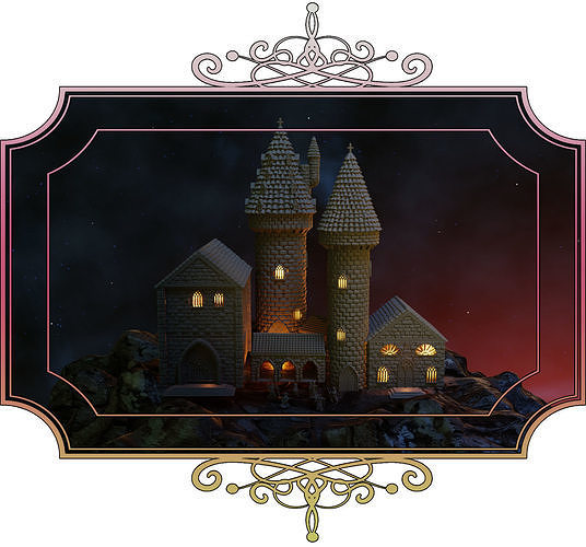 School of Magic SETTING 3D model 3D printable | CGTrader