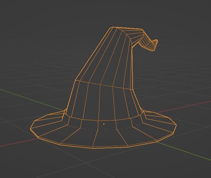 Witch hat Lowpoly free VR / AR / low-poly 3D model | CGTrader