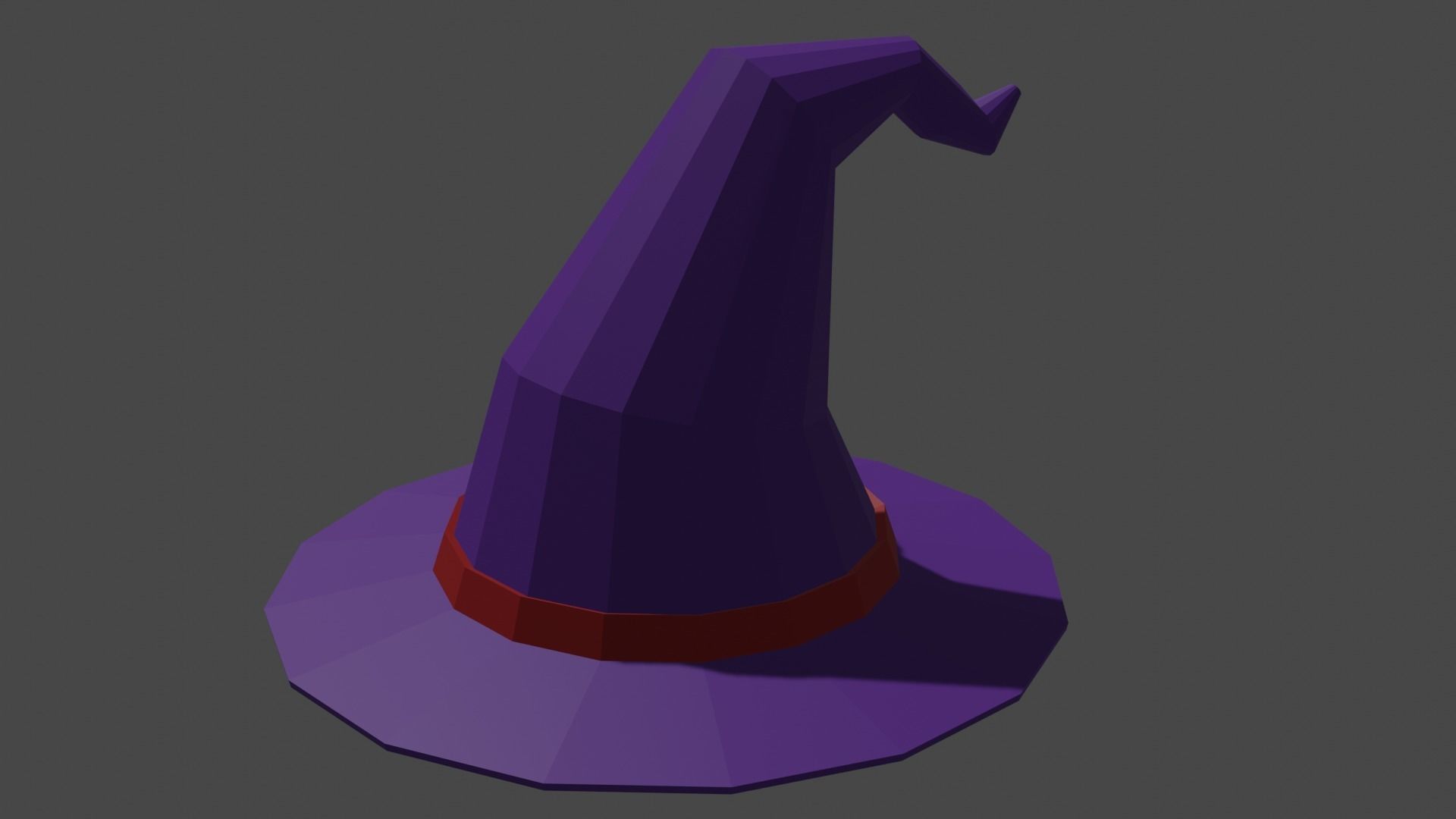 Witch hat Lowpoly free VR / AR / low-poly 3D model | CGTrader
