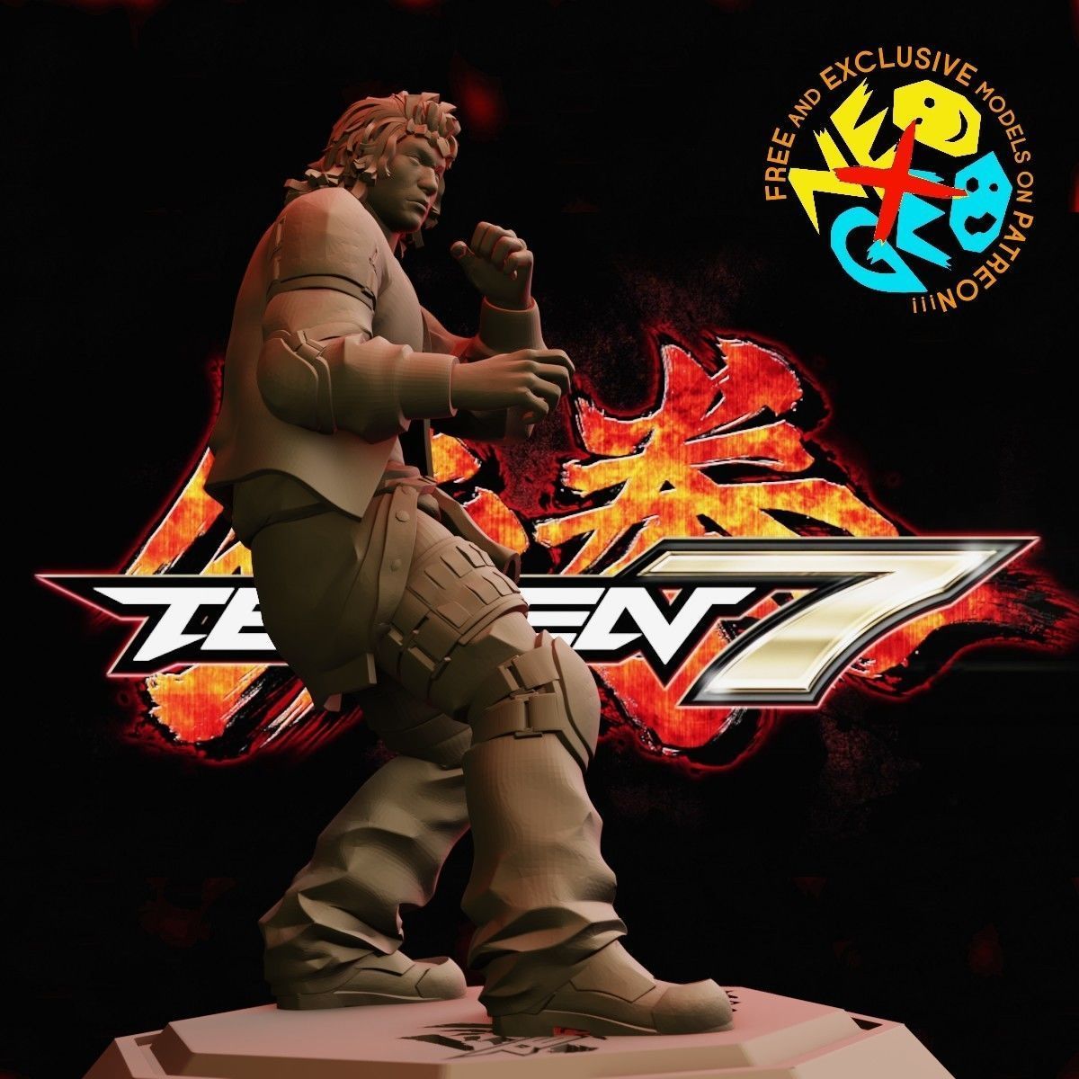 LEI WULONG - TEKKEN 7 3D model 3D printable | CGTrader
