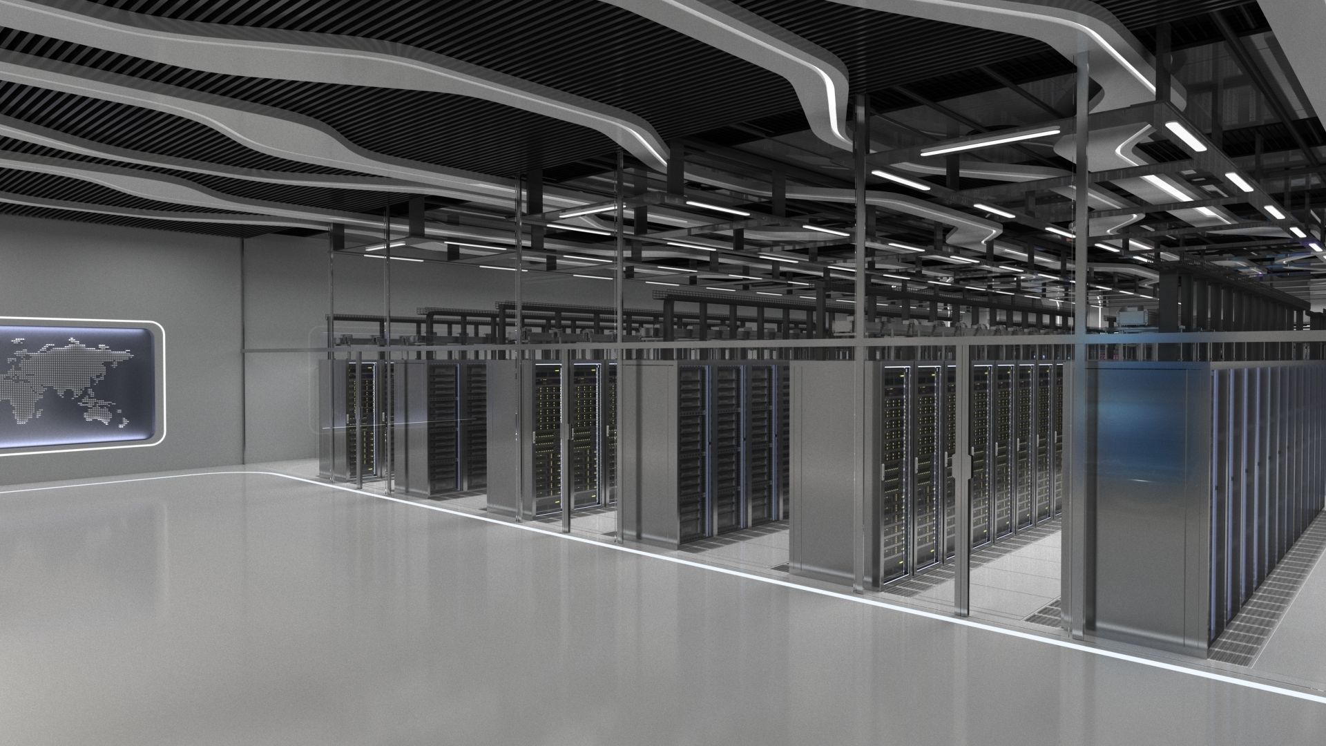 Data Server Center 3D model | CGTrader