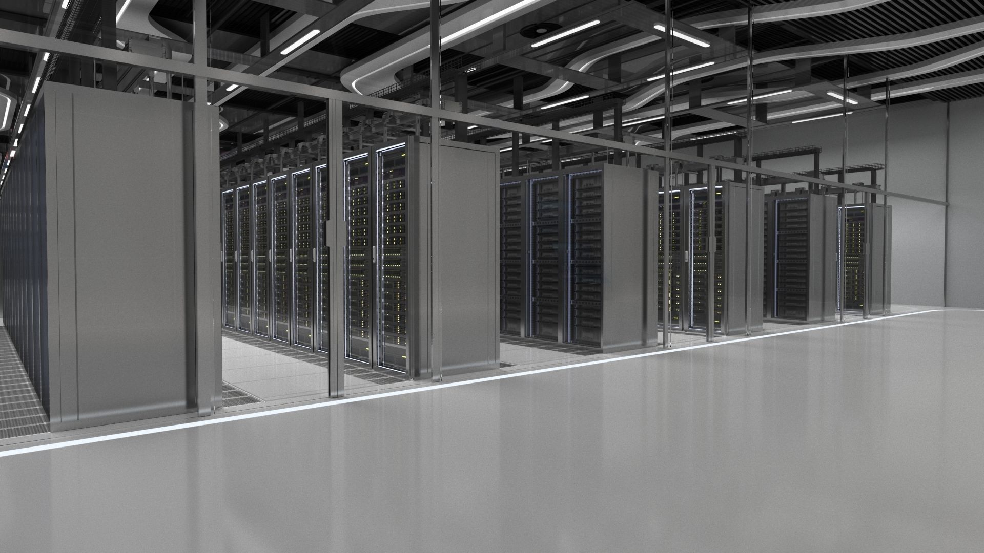 Data Server Center 3D model | CGTrader