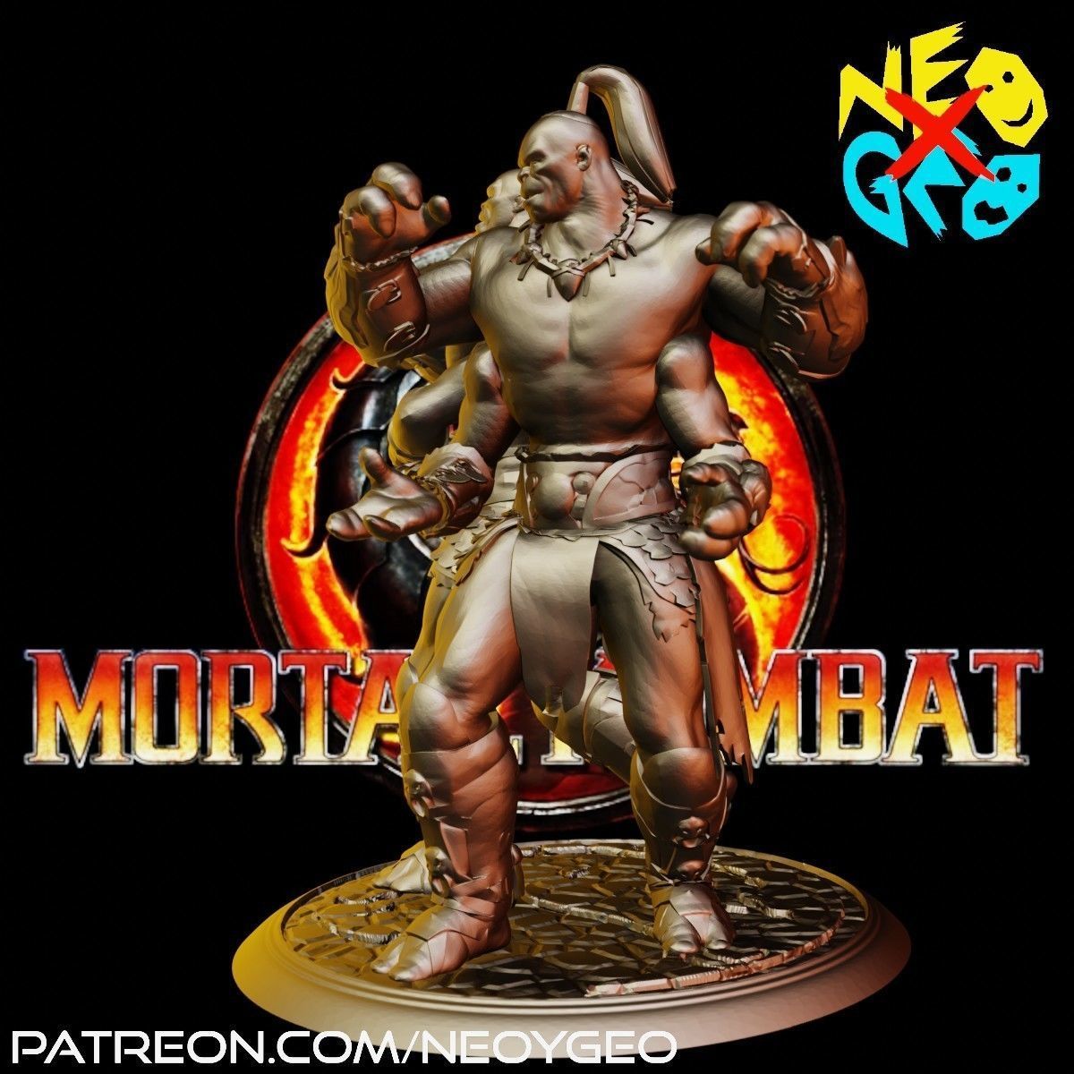 GORO - MORTAL KOMBAT 3D model 3D printable | CGTrader