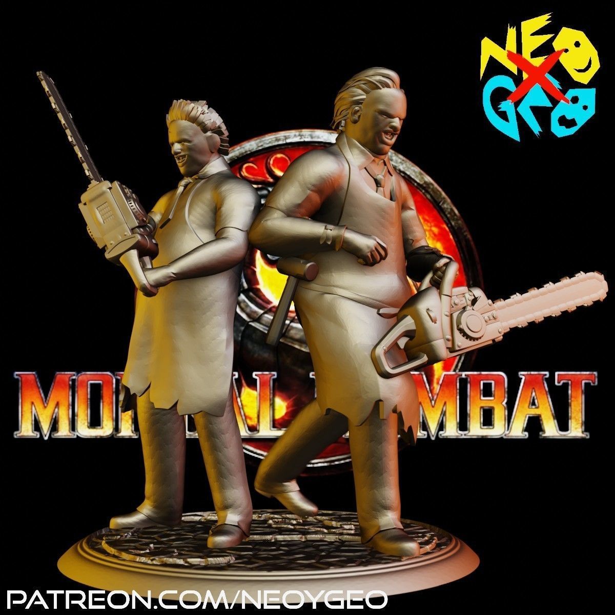 LEATHERFACE - MORTAL KOMBAT 3D model 3D printable | CGTrader