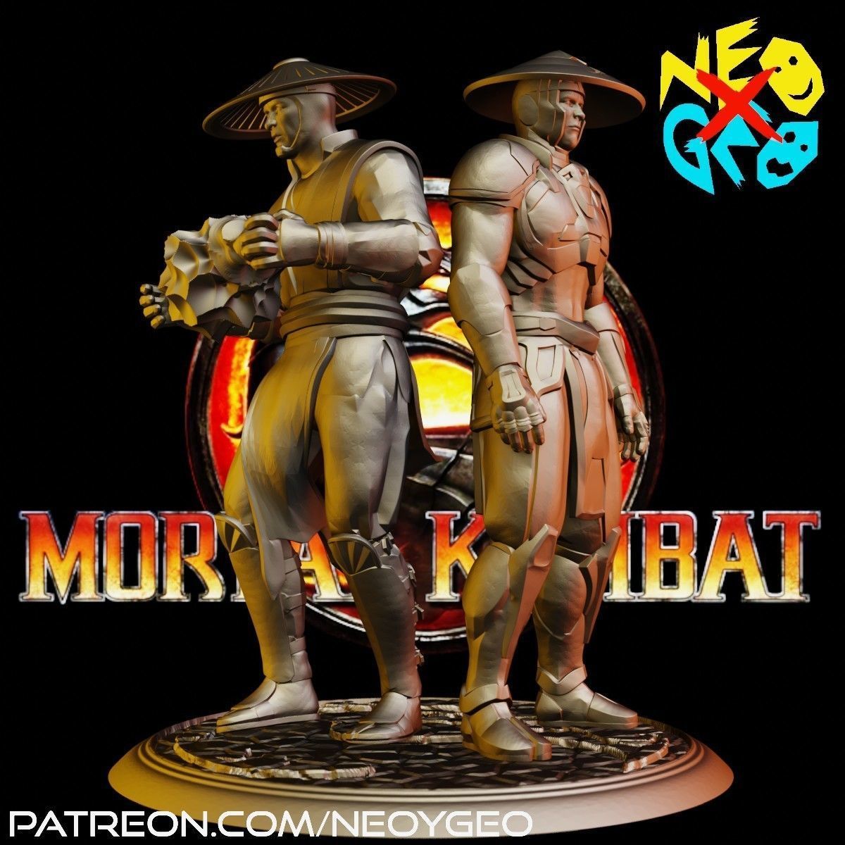 RAIDEN - MORTAL KOMBAT 3D model 3D printable | CGTrader