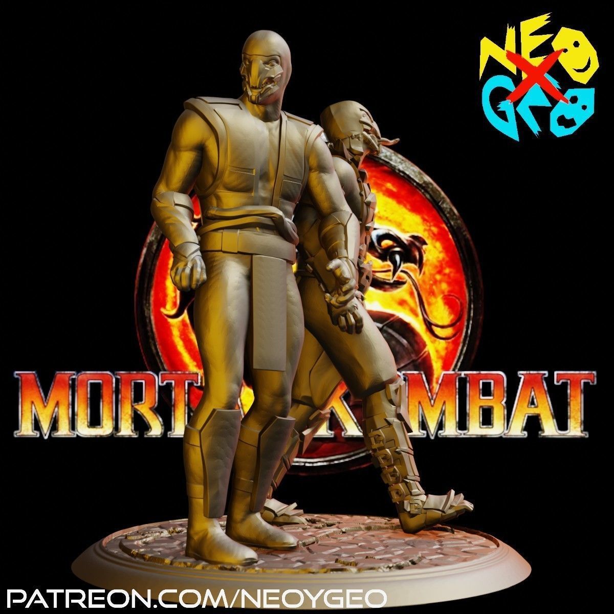 REPTILE - MORTAL KOMBAT 3D model 3D printable | CGTrader