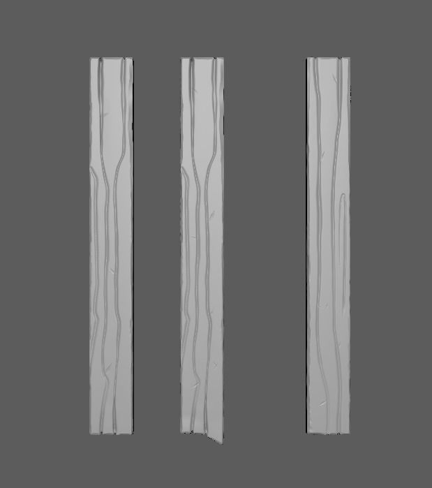 3D model Riot style wooden planks VR / AR / low-poly | CGTrader