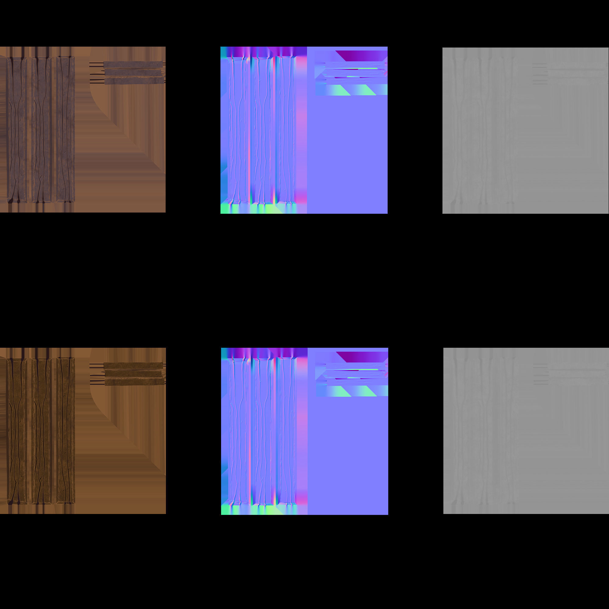 3D model Riot style wooden planks VR / AR / low-poly | CGTrader