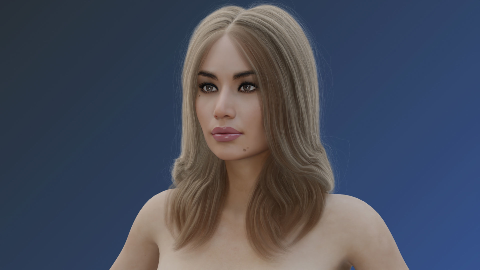 3D model Blonde Supermodel Rapper Iggy Azalea with Party Concert Outfit ...