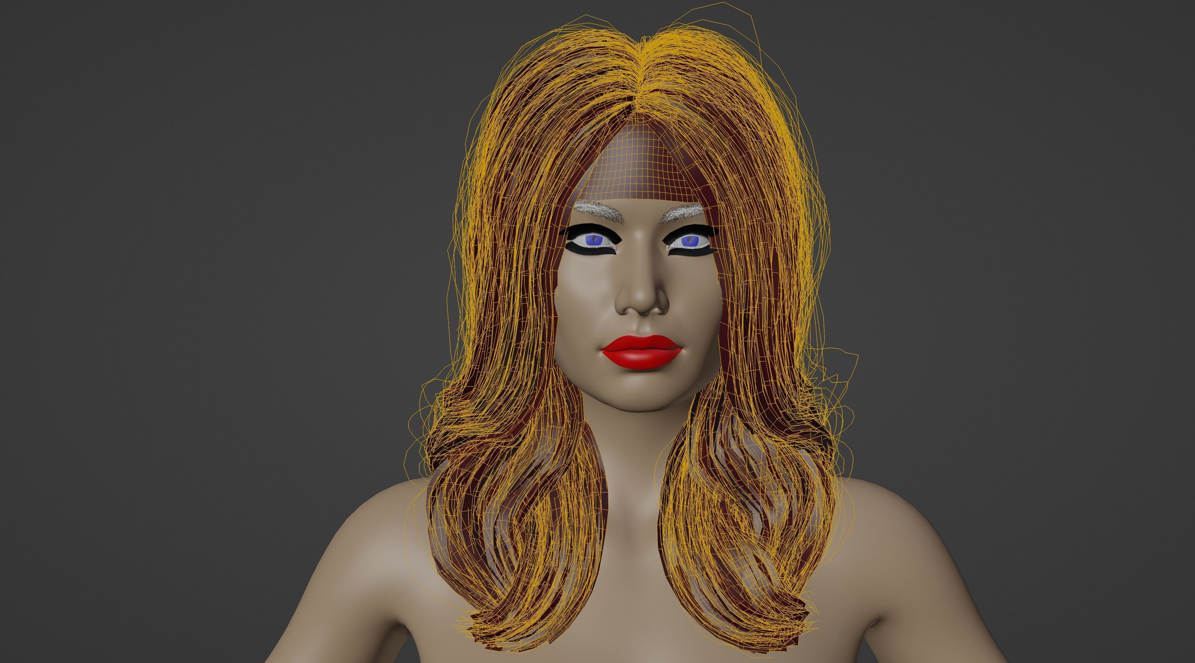 3D model Blonde Supermodel Rapper Iggy Azalea with Party Concert Outfit ...