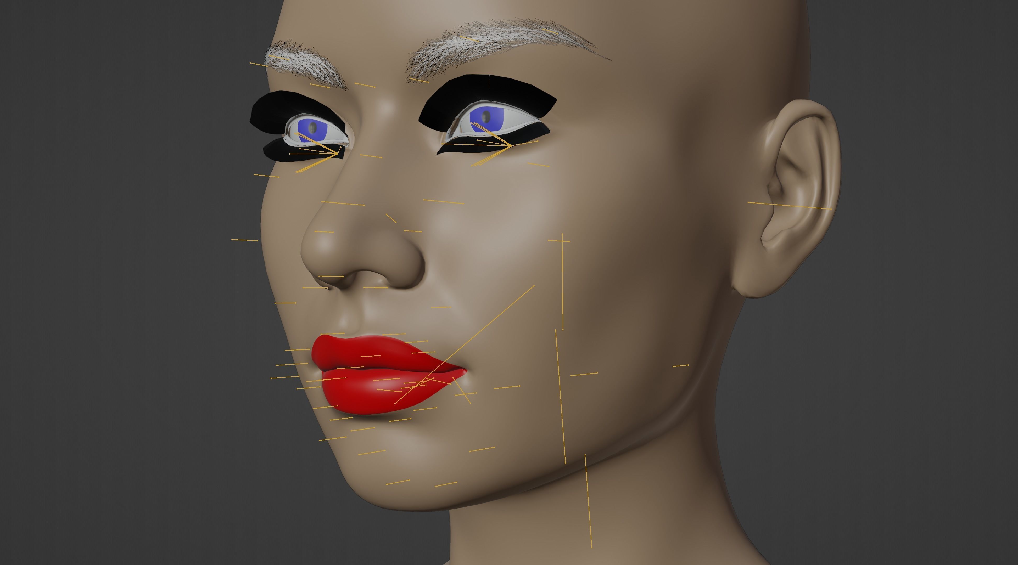 3D model Blonde Supermodel Rapper Iggy Azalea with Party Concert Outfit ...