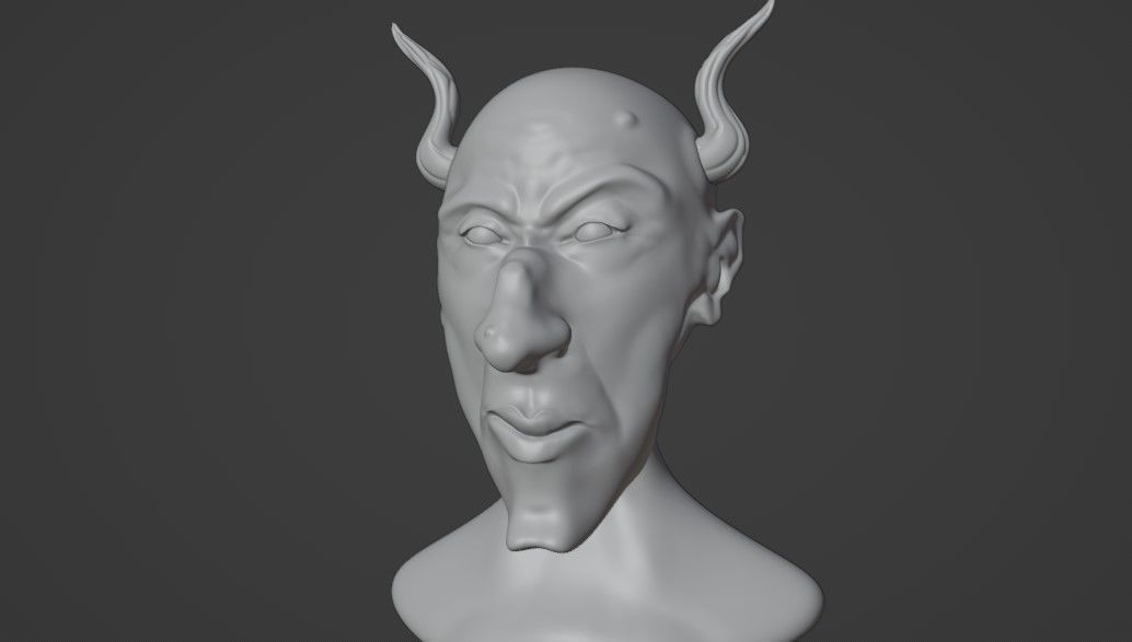 3D Devil Model - Fantasy Villain for Games and Animation free 3D model ...