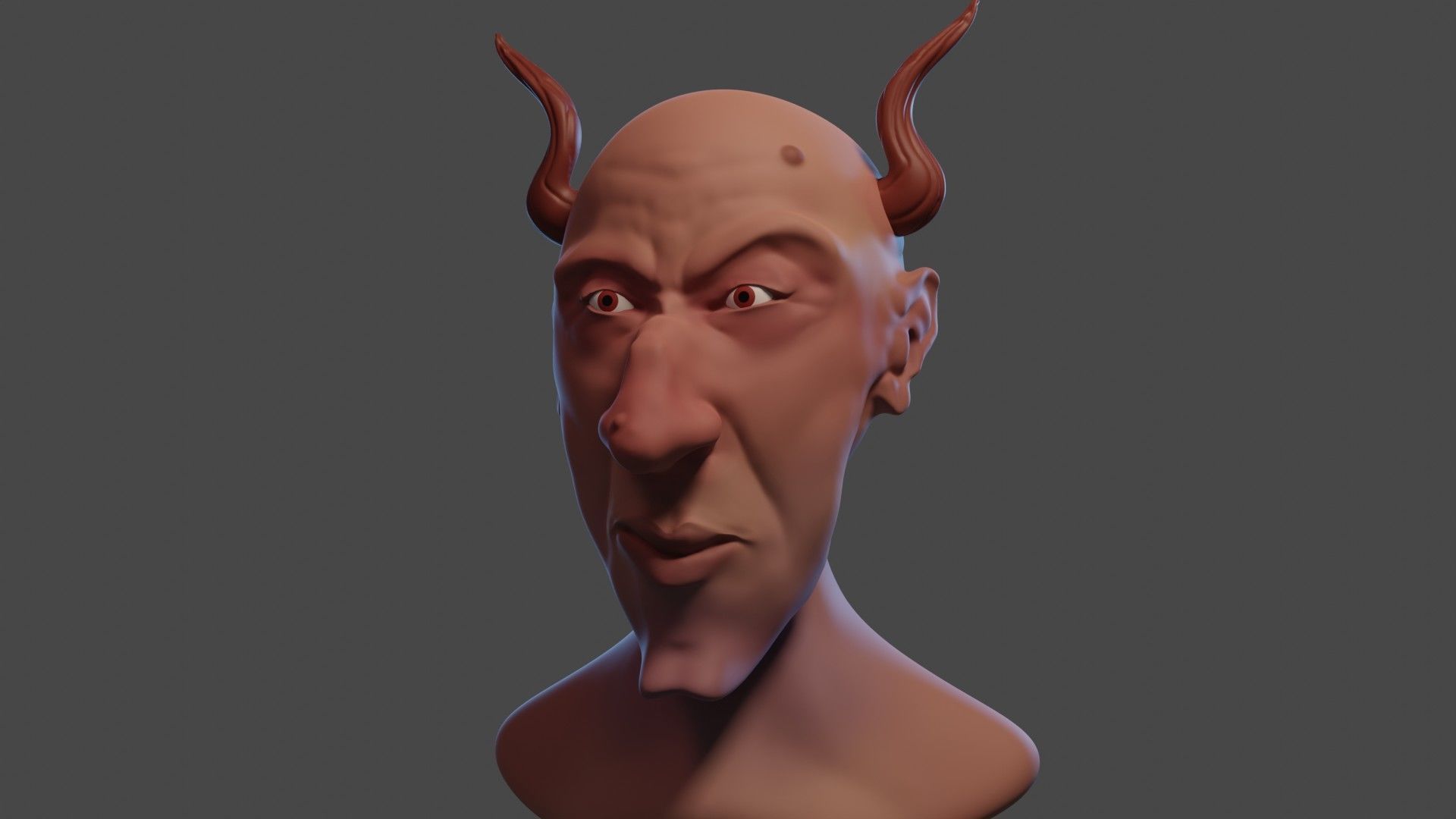 3D Devil Model - Fantasy Villain for Games and Animation free 3D model ...