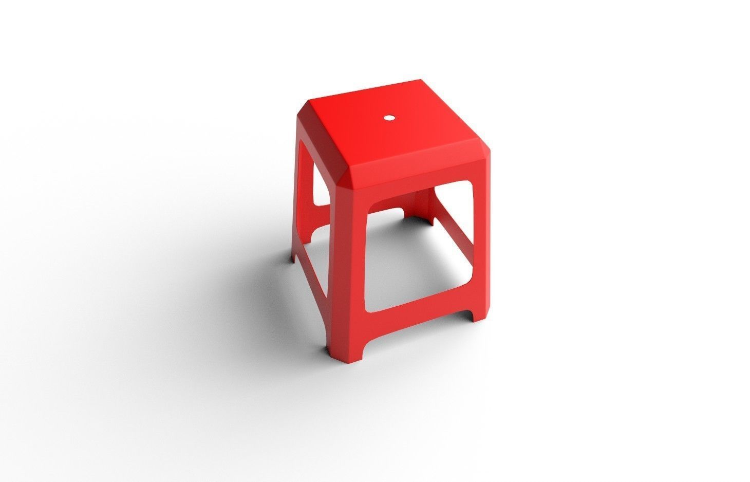 3D model Stool Plastic M02 VR / AR / low-poly | CGTrader