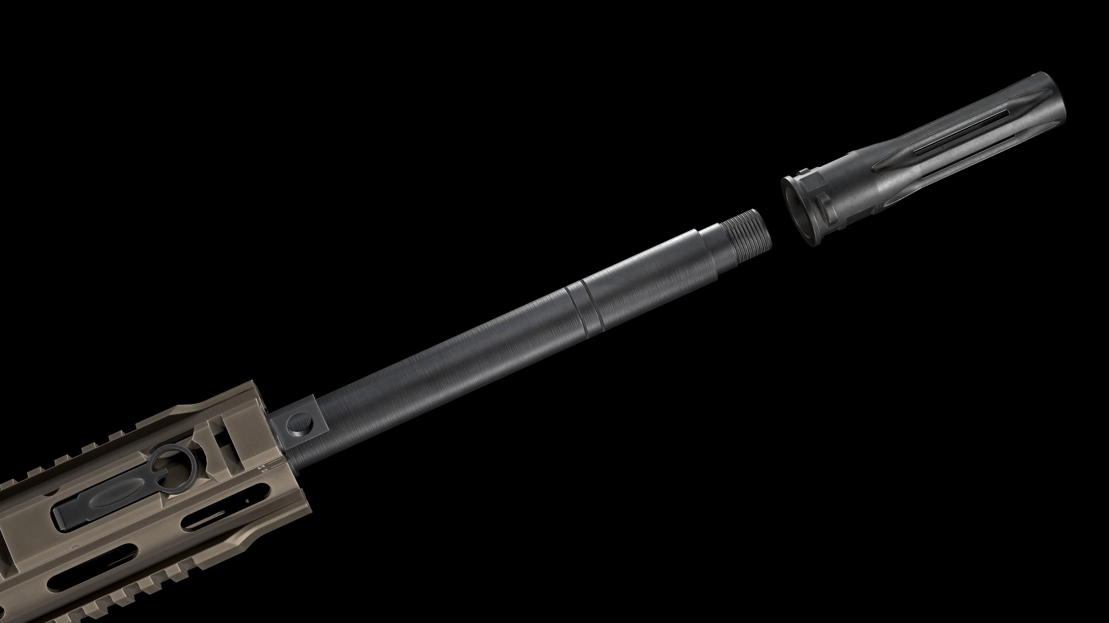 3D model Modular Sniper Rifle HK G28 standart VR / AR / low-poly | CGTrader