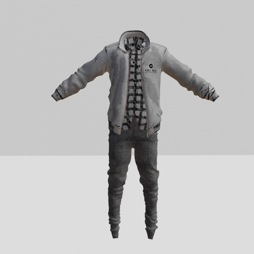 3D model outfit VR / AR / low-poly | CGTrader