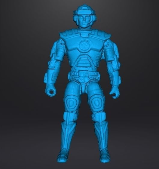 CAPTAIN POWER JONATHAN POWER 1986 TOY 4 INCH FIGURE HERO 3D model 3D ...