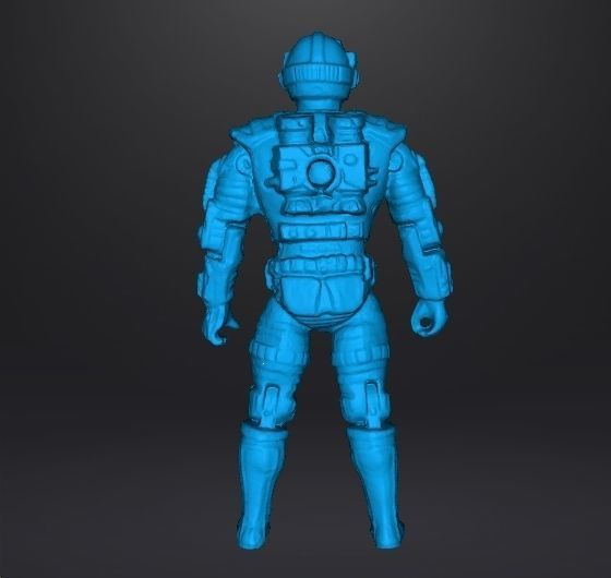 CAPTAIN POWER JONATHAN POWER 1986 TOY 4 INCH FIGURE HERO 3D model 3D ...