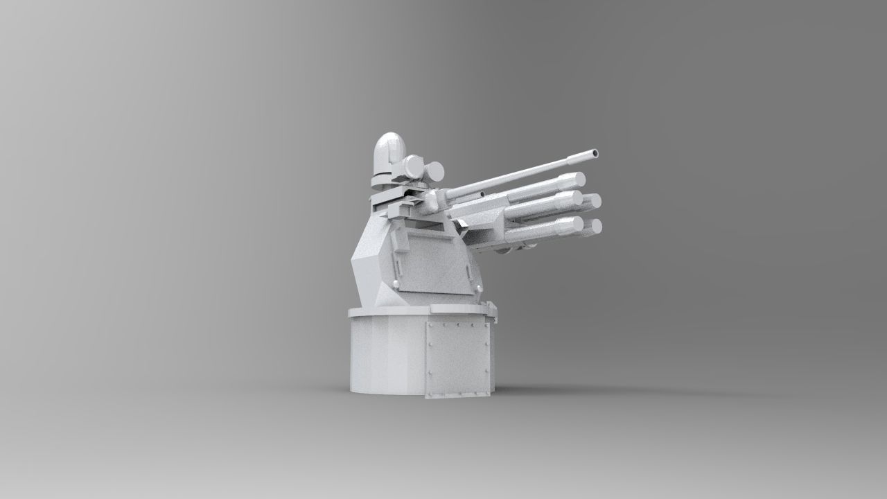 Machinegun Ship type 1 3D model 3D printable | CGTrader